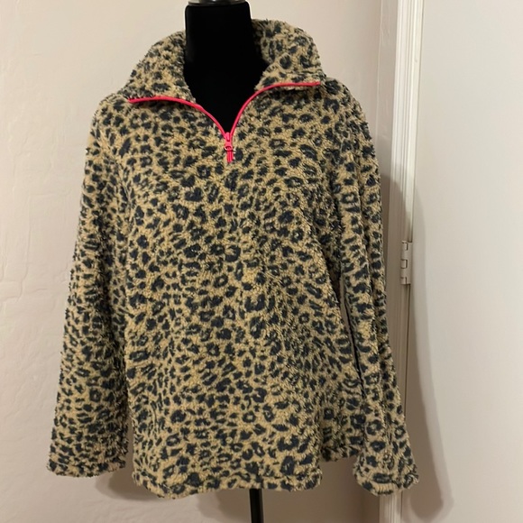 peace, love & dreams | Intimates & Sleepwear | Animal Print Sherpa ...